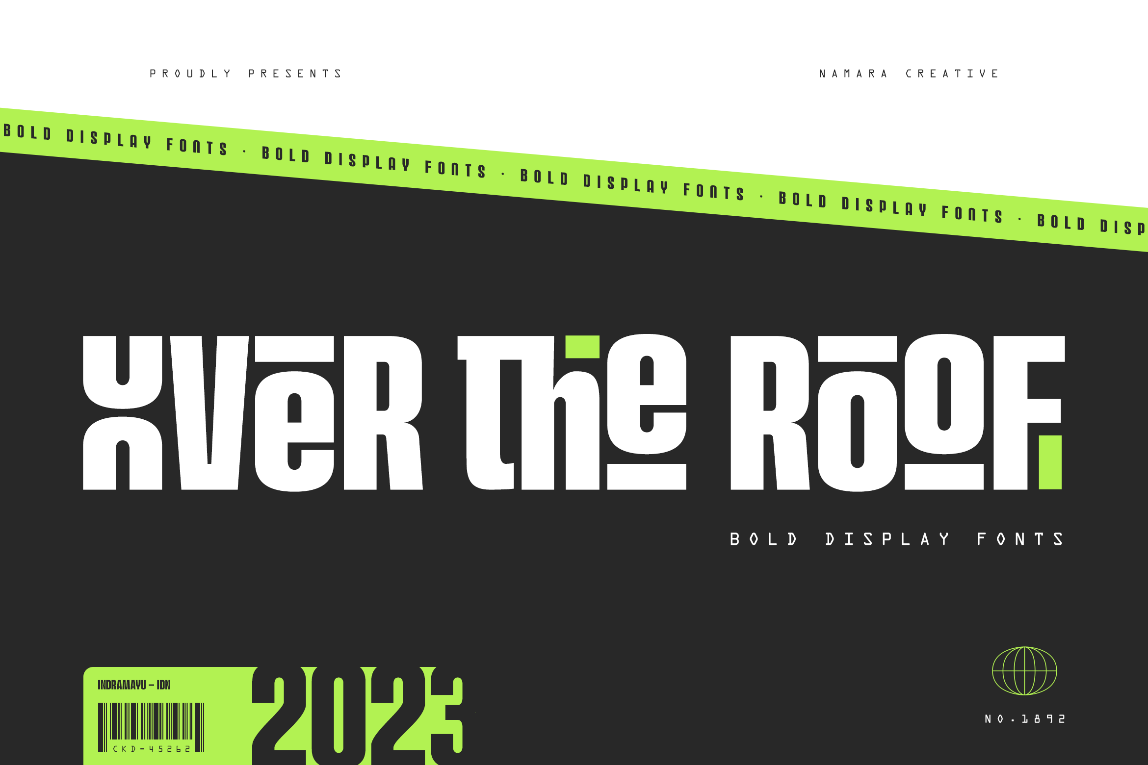 Over the Roof - Modern Display Sans - onedsgn